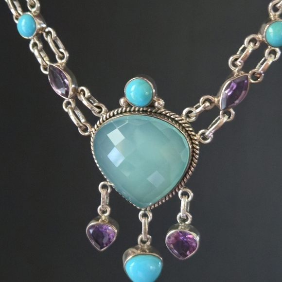 Nicky Butler | Jewelry | Nicky Butler 925 Sterling Silver Aqua ...